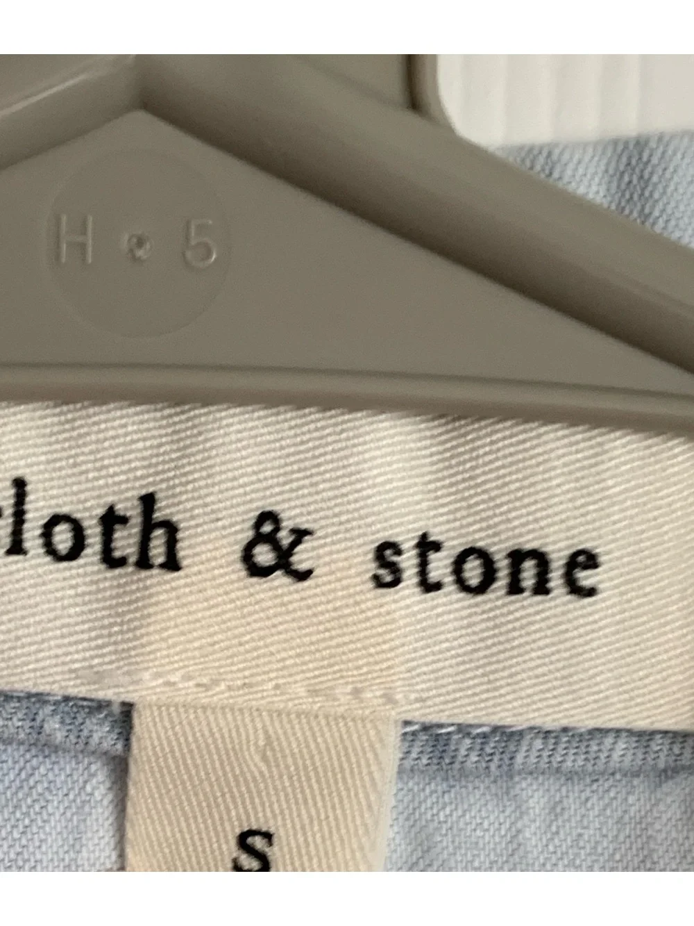 cloth & stone | Tops | Cloth Stone Womens Light Blue Chambray Tencel ...